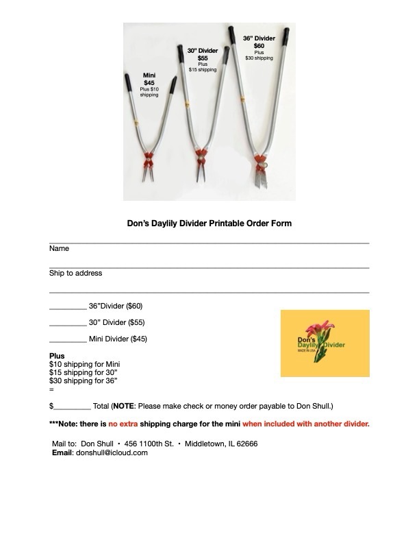 Testimonial: “Miraculous Invention” | Don's Daylily Divider